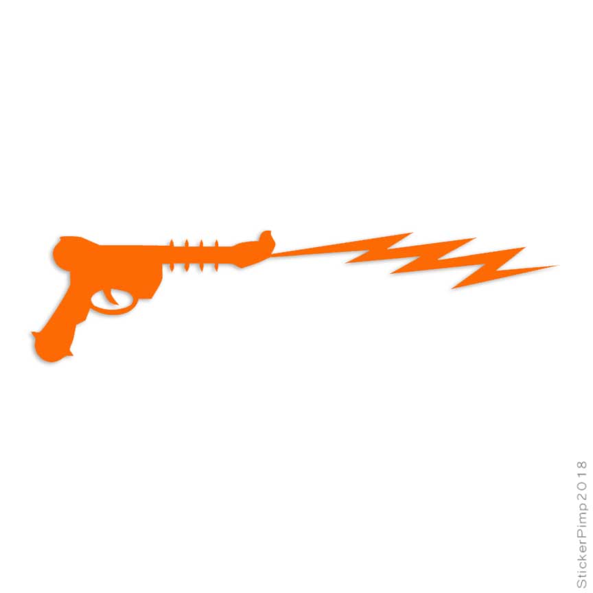 Ray Gun Energy Weapon, Vinyl Decal Sticker, Multiple Colors & Sizes ...