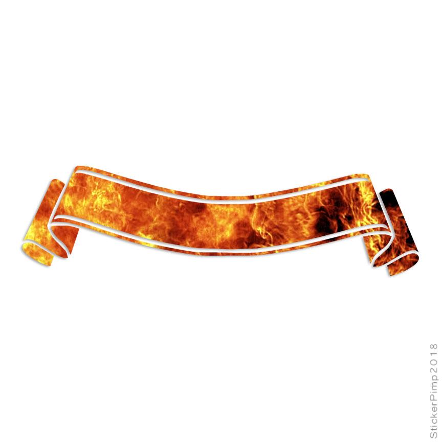 Banner Decorative, Vinyl Decal Sticker, 40 Patterns & 3 Sizes, #3089 | eBay