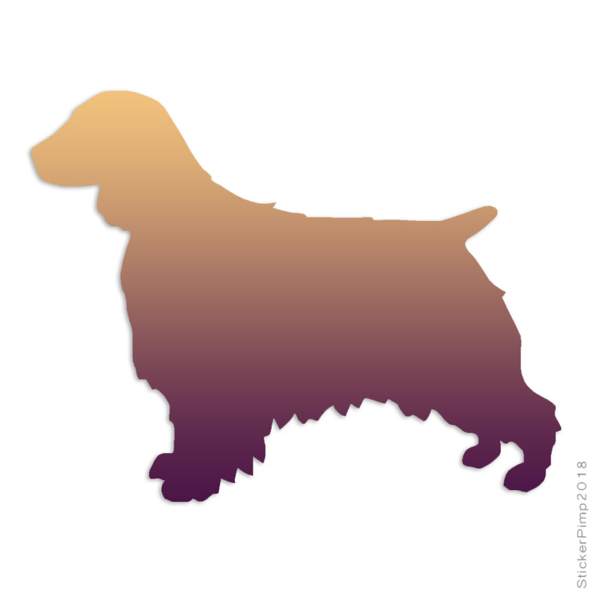 Welsh Springer Spaniel Dog, Vinyl Decal Sticker, 40 Patterns & 3 Sizes ...