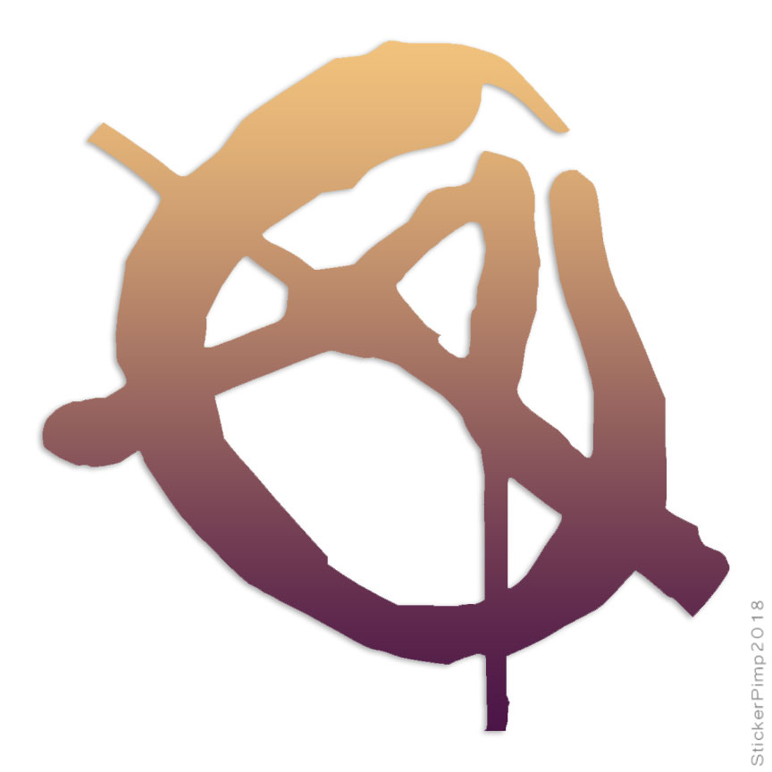 Anarchy Symbol, Vinyl Decal Sticker, 40 Patterns & 3 Sizes, #45 | eBay
