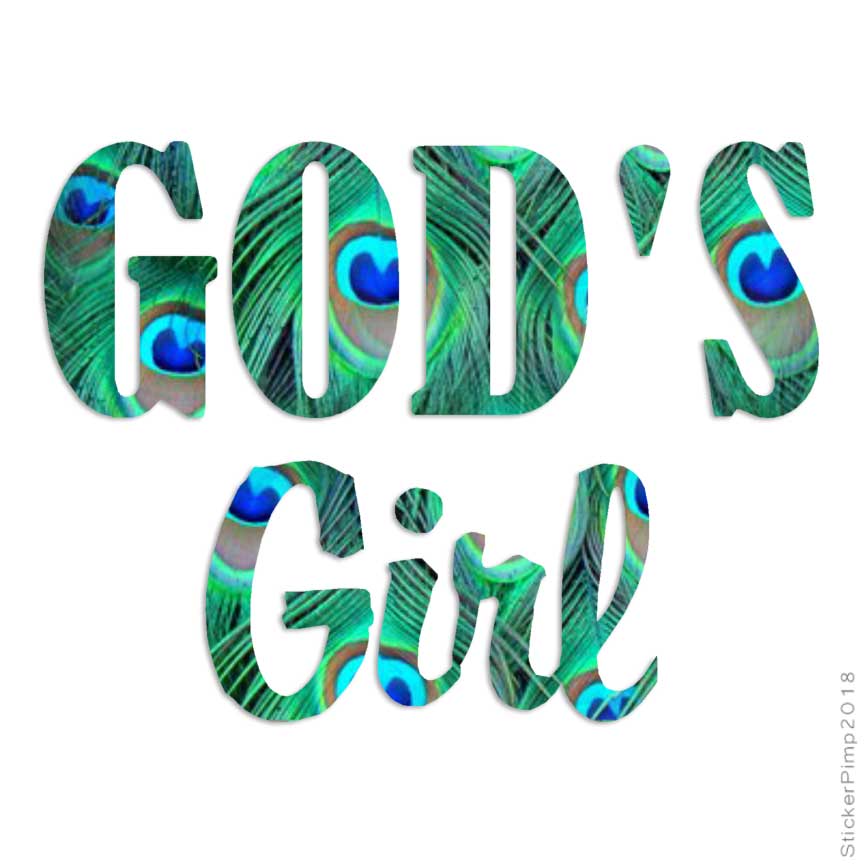God's Girl Religion, Vinyl Decal Sticker, 40 Patterns & 3 Sizes, #3488 ...
