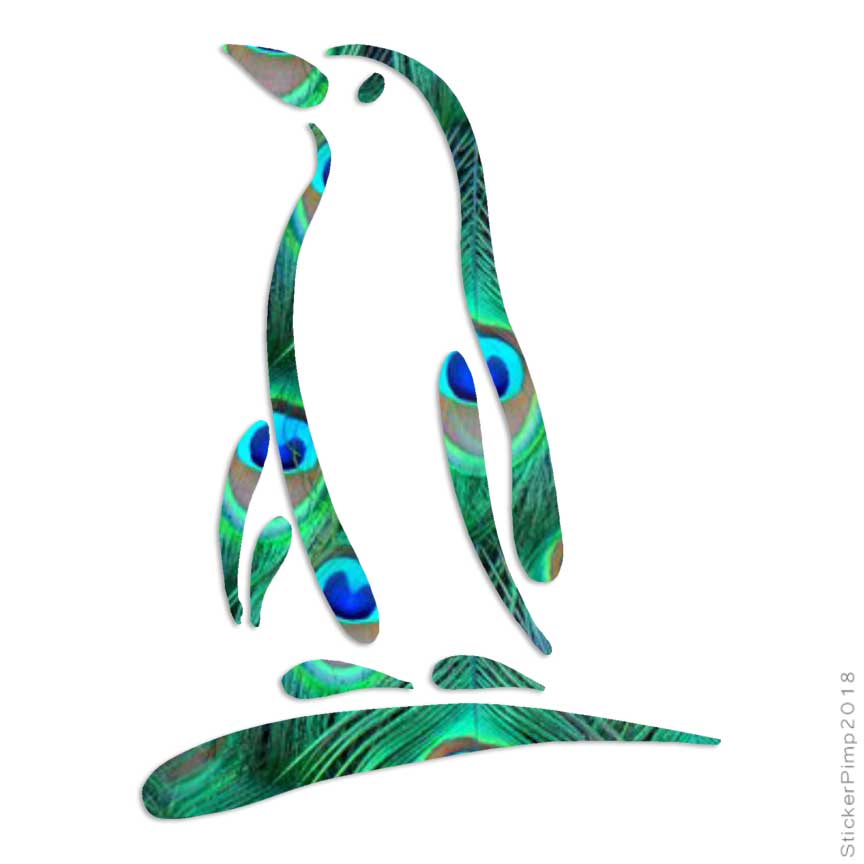 Penguin Drawing, Vinyl Decal Sticker, 40 Patterns & 3 Sizes, #947 | eBay