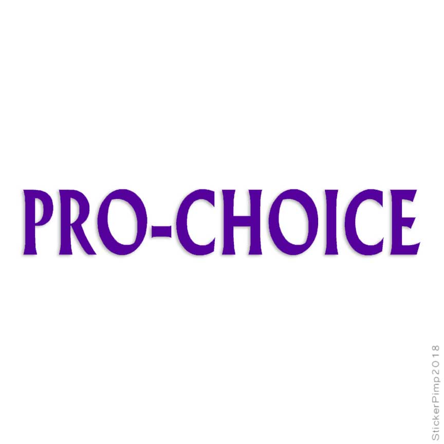 Pro Choice, Vinyl Decal Sticker, Multiple Colors & Sizes #2736 | eBay