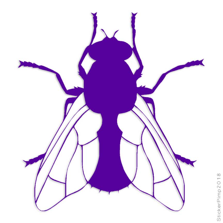 Fly Insect Bug, Vinyl Decal Sticker, Multiple Colors & Sizes #2882 | eBay