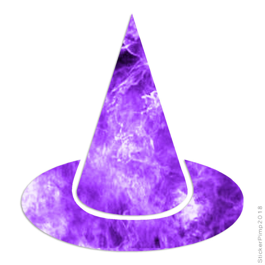 Witch Hat, Vinyl Decal Sticker, 40 Patterns & 3 Sizes, #1108 | eBay