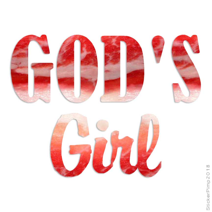 God's Girl Religion, Vinyl Decal Sticker, 40 Patterns & 3 Sizes, #3488 ...