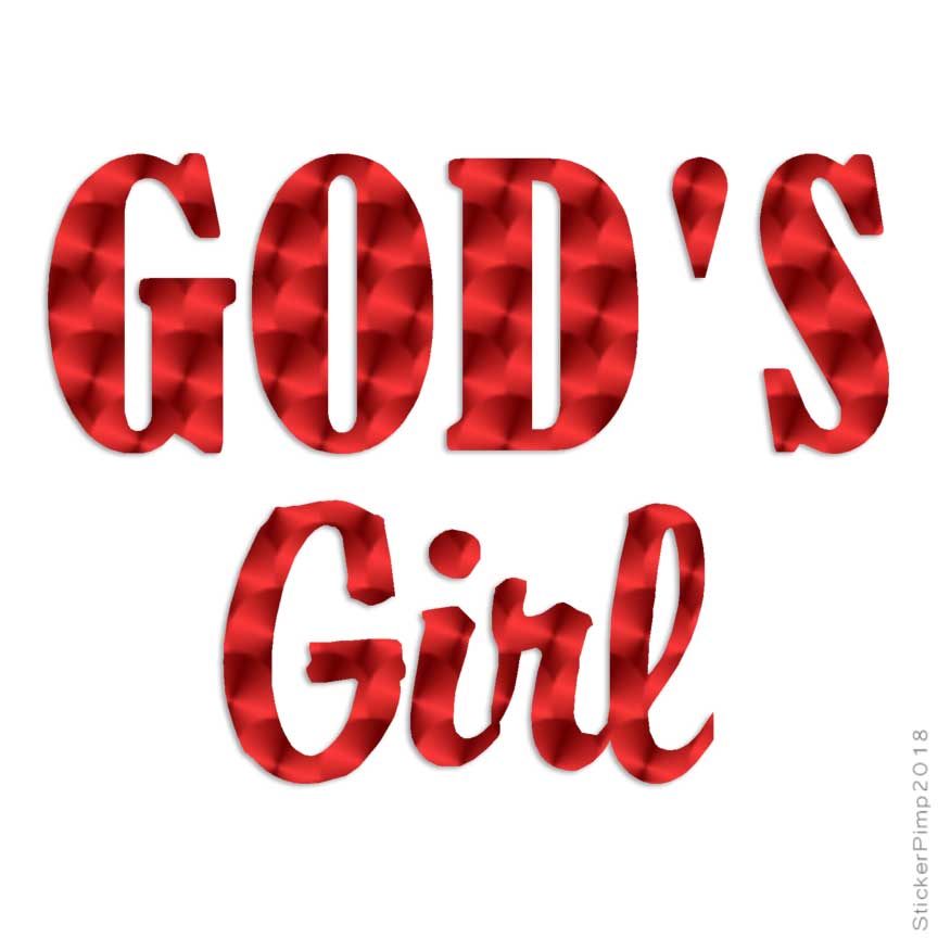 God's Girl Religion, Vinyl Decal Sticker, 40 Patterns & 3 Sizes, #3488 ...
