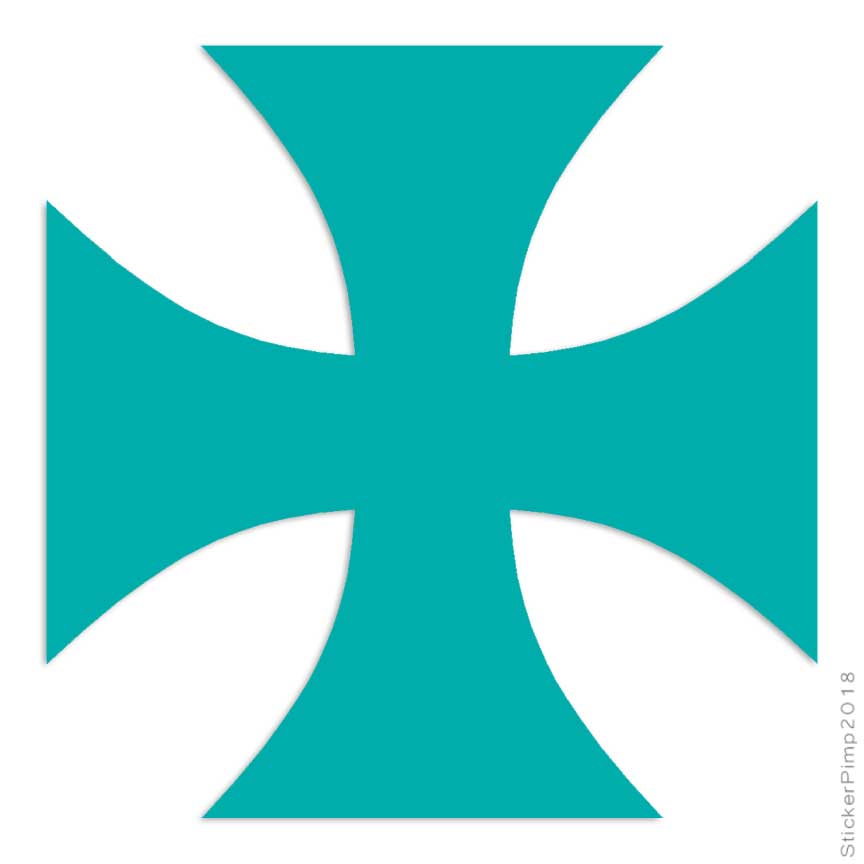 Cross Pattee, Vinyl Decal Sticker, Multiple Colors & Sizes #180 | eBay