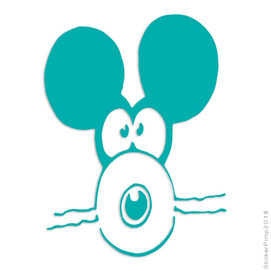 Rat Mouse Face, Vinyl Decal Sticker, Multiple Colors & Sizes #562 | eBay