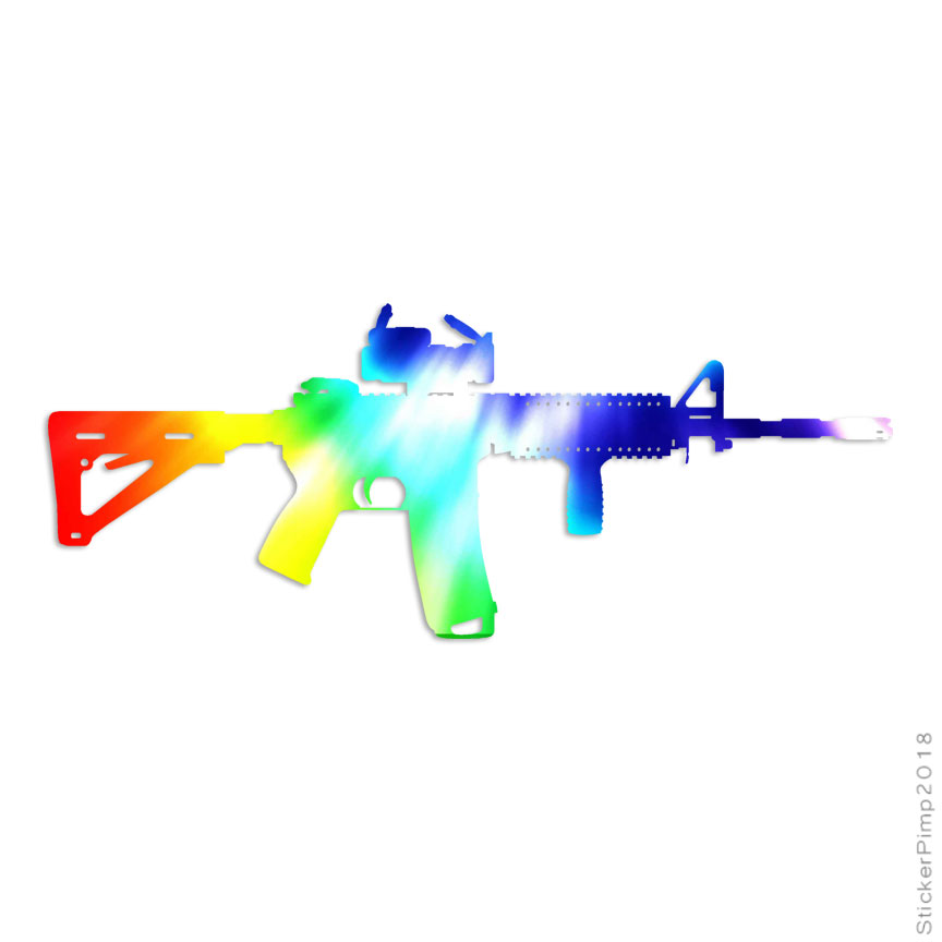 AR-15 Scope Rifle, Vinyl Decal Sticker, 40 Patterns & 3 Sizes, #2982 | eBay