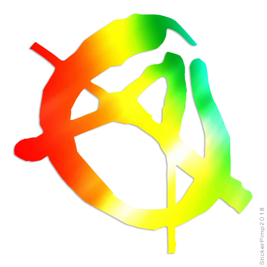 Anarchy Symbol, Vinyl Decal Sticker, 40 Patterns & 3 Sizes, #45 | eBay