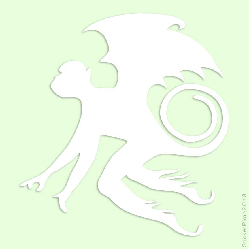 Flying Monkey Wings, Vinyl Decal Sticker, Multiple Colors & Sizes #1334 ...