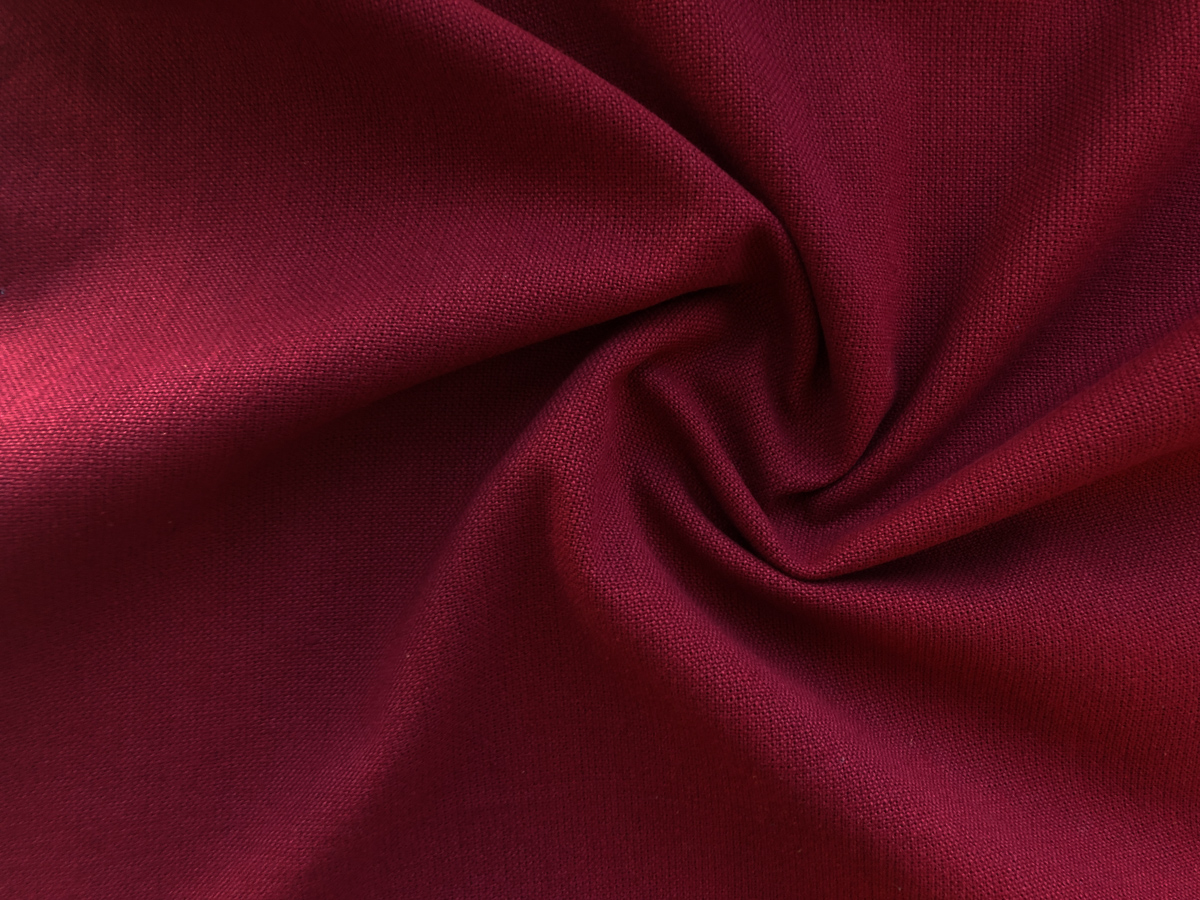 Heavy Basketweave Cotton - Garnet - Stonemountain & Daughter Fabrics