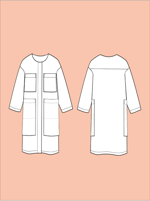 Lab Coat XS-L - Stonemountain & Daughter Fabrics