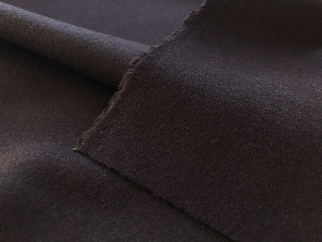 Cashmere Wool Coating - Charcoal - Stonemountain & Daughter Fabrics