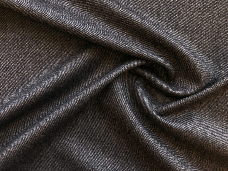 Heathered Wool Twill - Pepper - Stonemountain & Daughter Fabrics