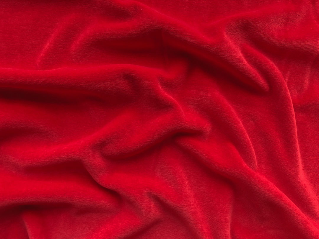 Stretch Velour - Red - Stonemountain & Daughter Fabrics