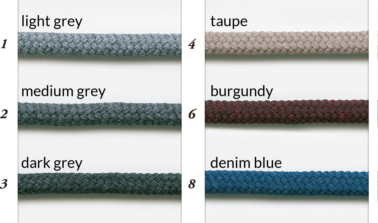 100% Polyester Braided Cording - Stonemountain & Daughter Fabrics