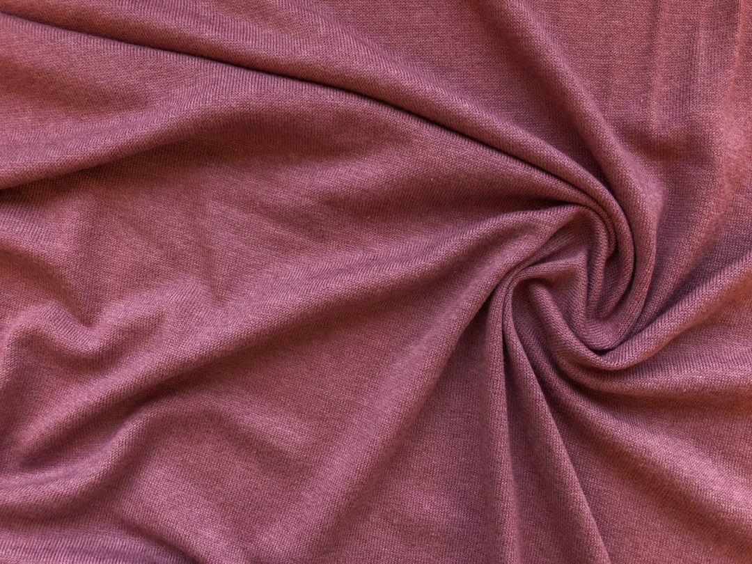 Rayon/Cotton/Modal Sweater Knit - Dried Rose - Stonemountain & Daughter ...