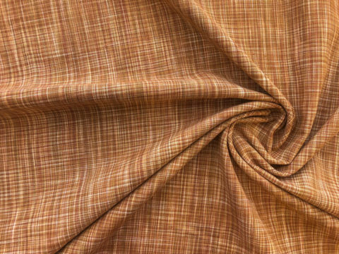 Yarn Dyed Cotton - Crosshatch - Copper - Stonemountain & Daughter Fabrics