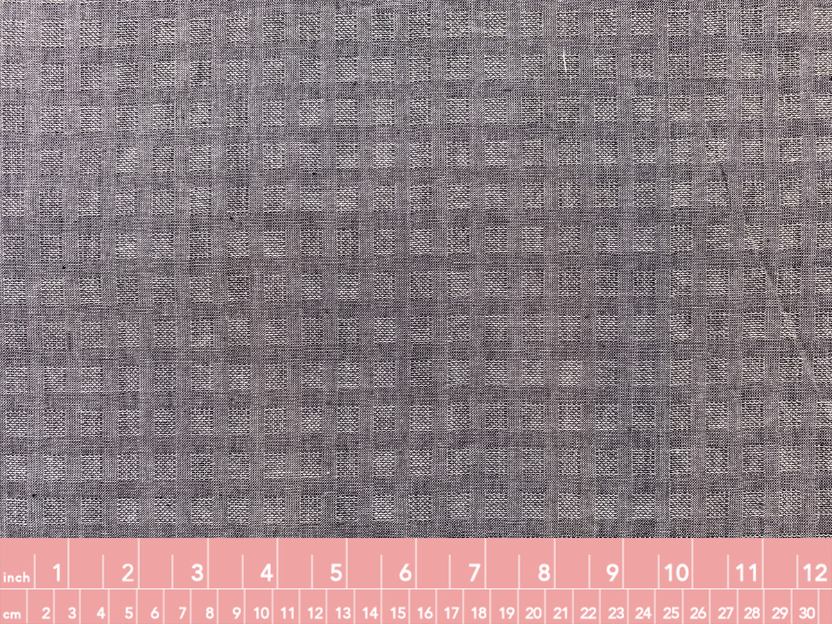 Textured Yarn Dyed Cotton - Squares - Grey - Stonemountain & Daughter ...