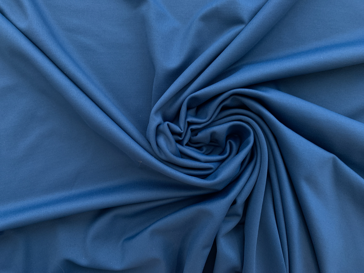 Matte Nylon/Lycra Tricot - Denim - Stonemountain & Daughter Fabrics