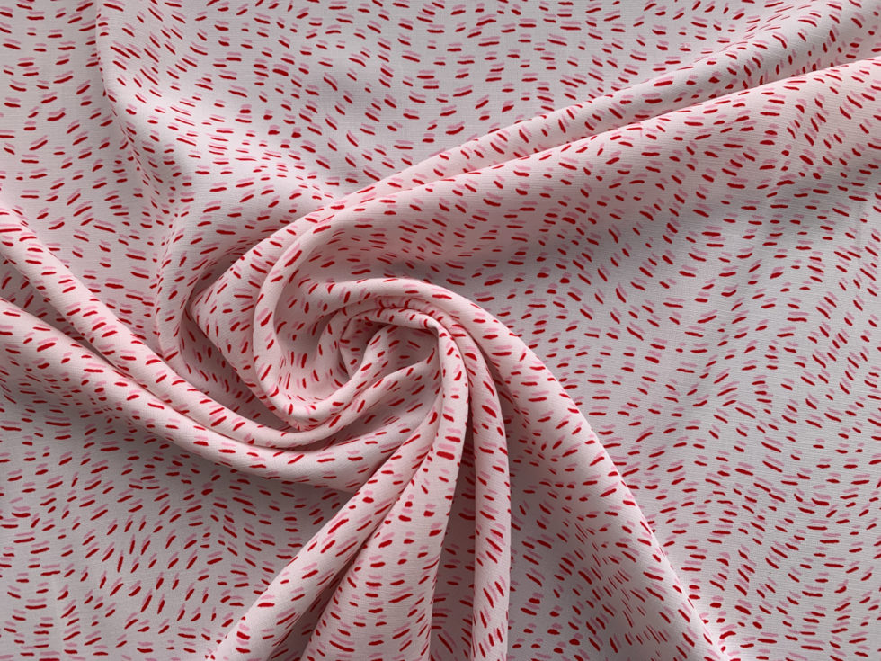 Designer Deadstock - Rayon Crepe - Blizzard - White - Stonemountain ...