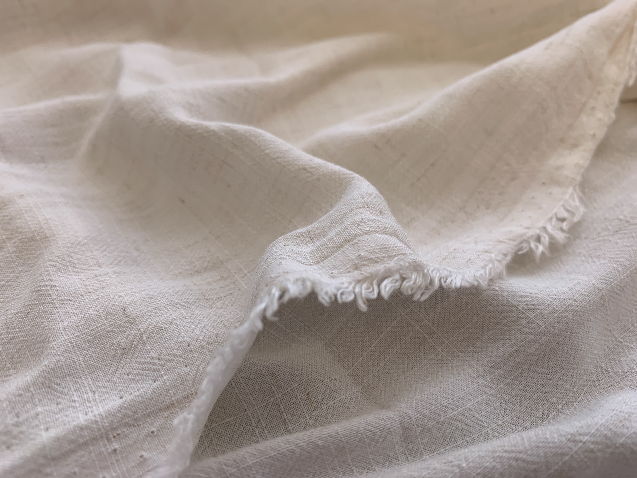 Mina Viscose/Linen Slub - Natural - Stonemountain & Daughter Fabrics