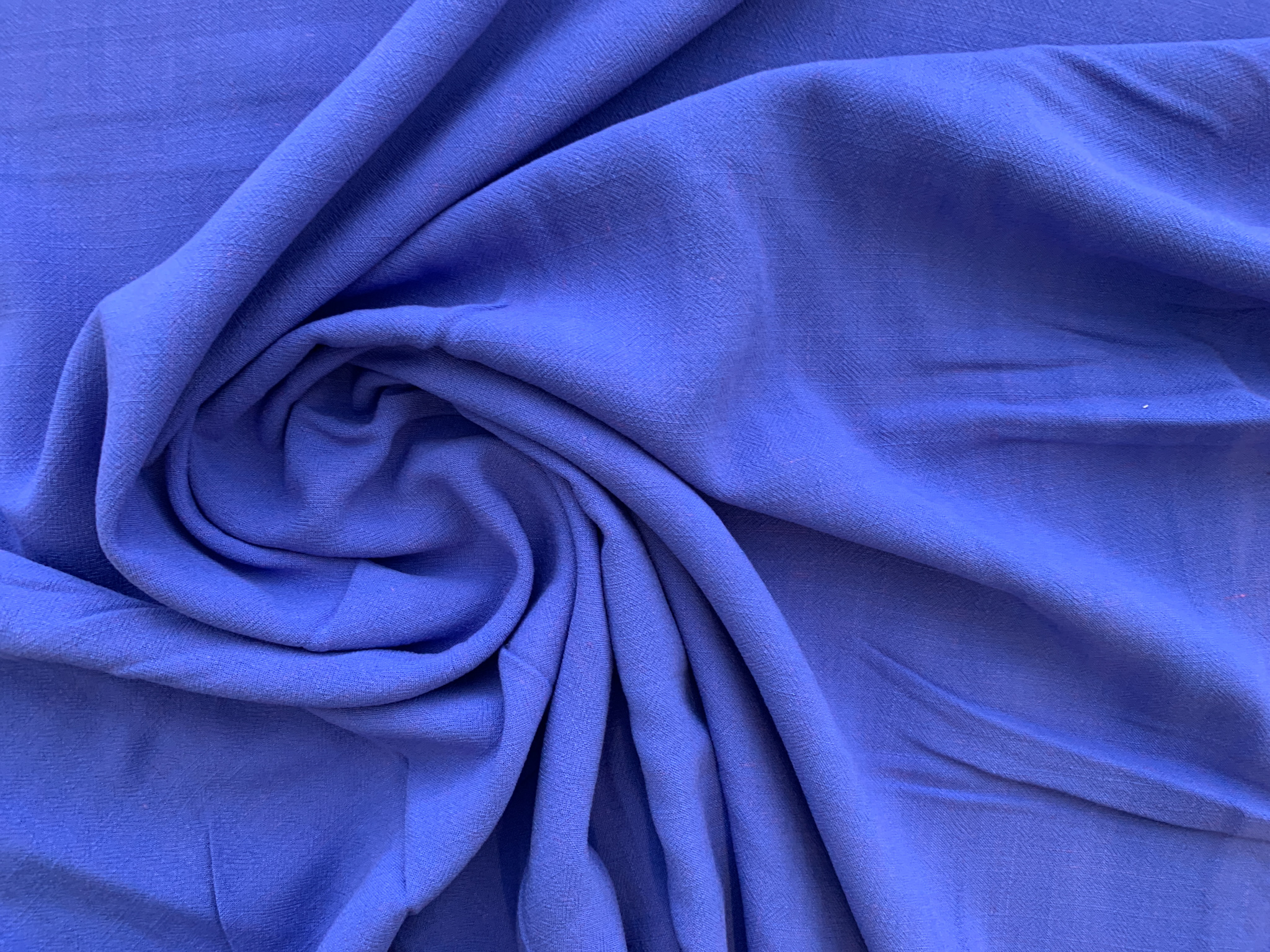 Mina Viscose/Linen Slub - Periwinkle - Stonemountain & Daughter Fabrics