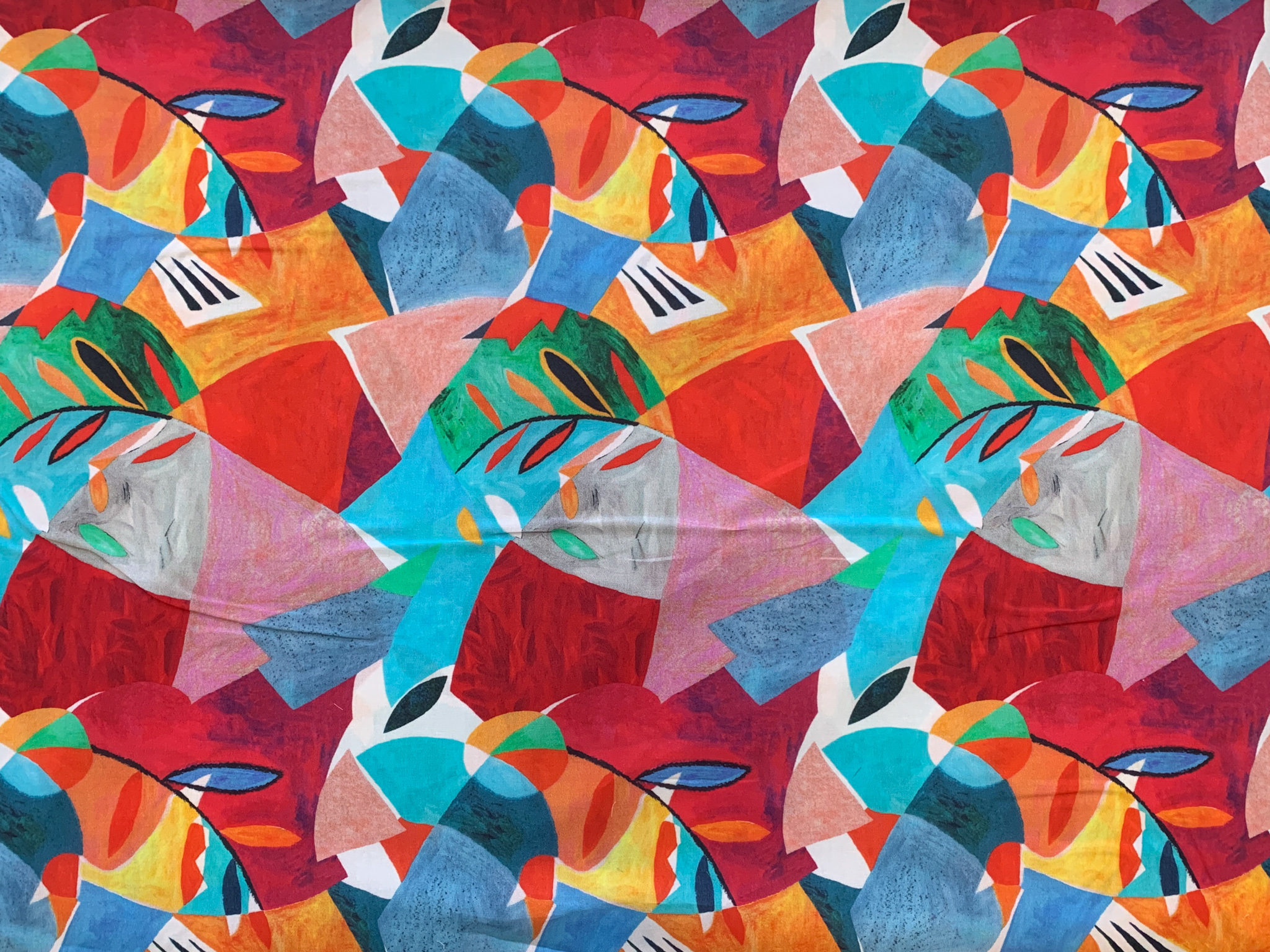 Cotton Voile Print - Picasso - Stonemountain & Daughter Fabrics