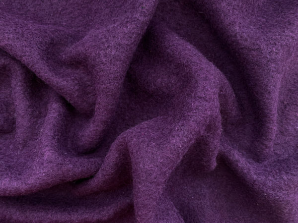 Designer Deadstock - Boiled Wool – Purple - Stonemountain & Daughter ...