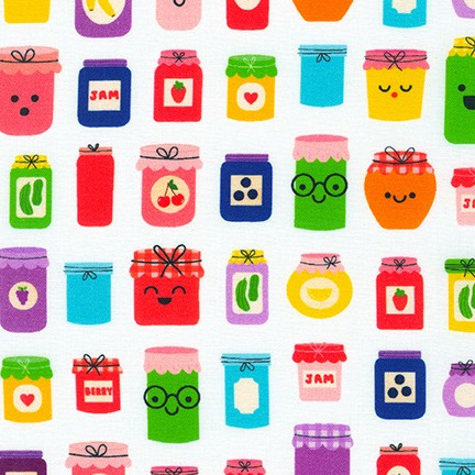 Quilting Cotton - Farm to Table - Jam Jars - Bright - Stonemountain ...