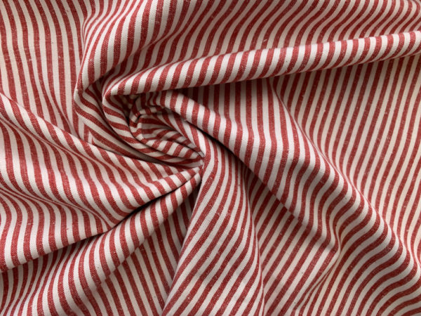 Yarn Dyed Woven - Hemp/Cotton - Red Stripe - Stonemountain & Daughter ...