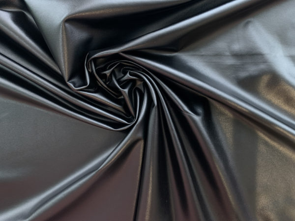 Faux Polyester Leather - Black - Stonemountain & Daughter Fabrics