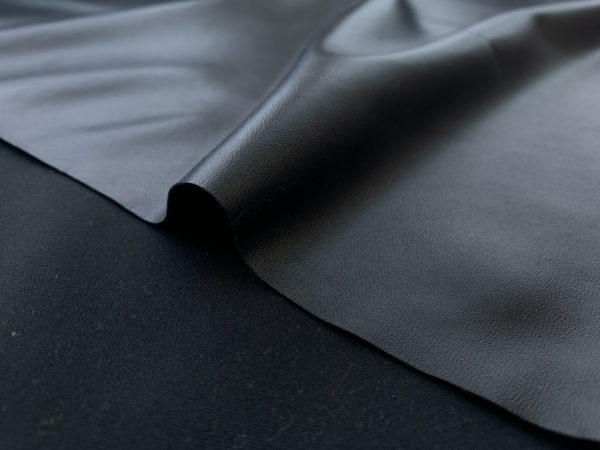 Faux Polyester Leather - Black - Stonemountain & Daughter Fabrics