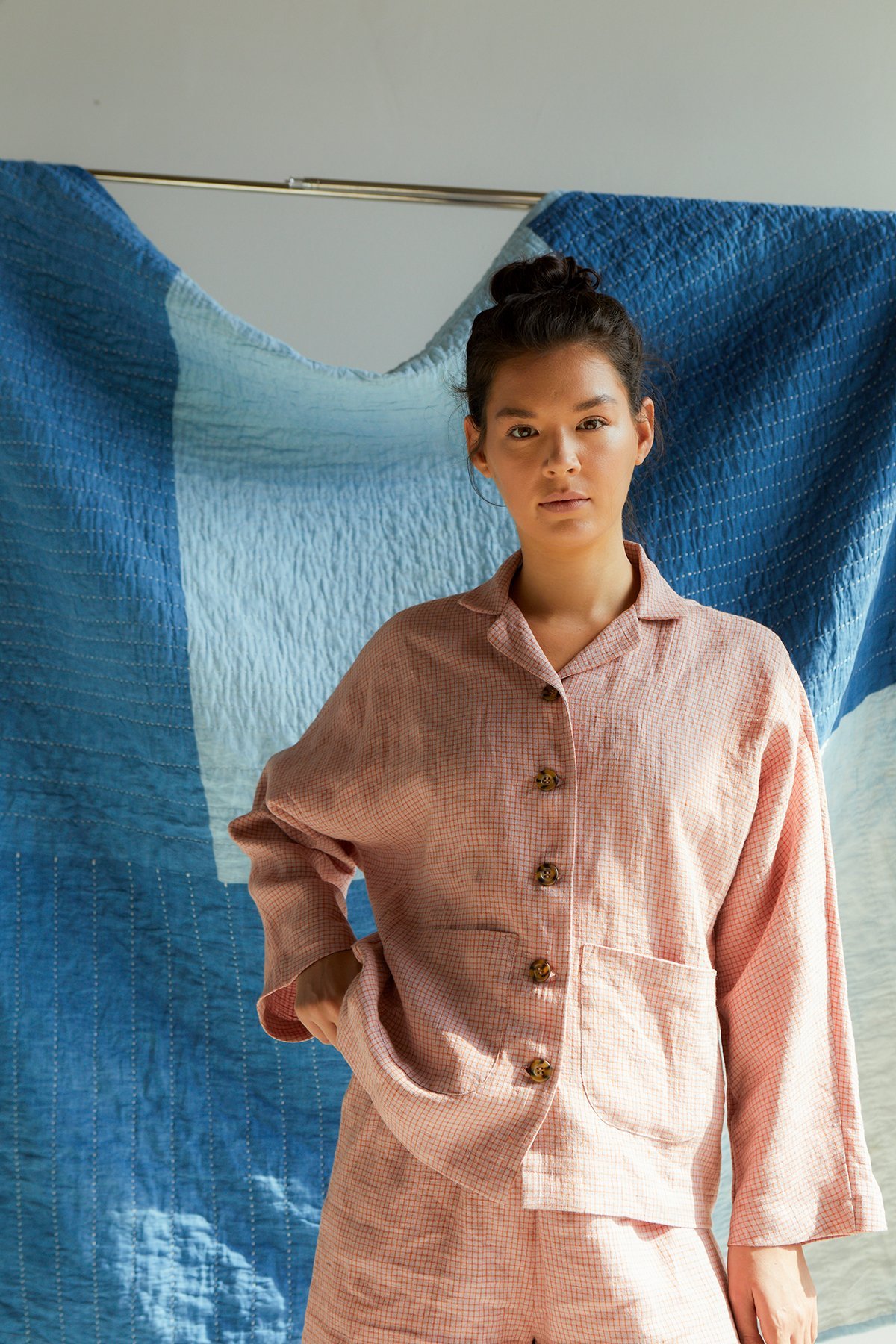 Paper Theory Agnes PJs - Stonemountain & Daughter Fabrics