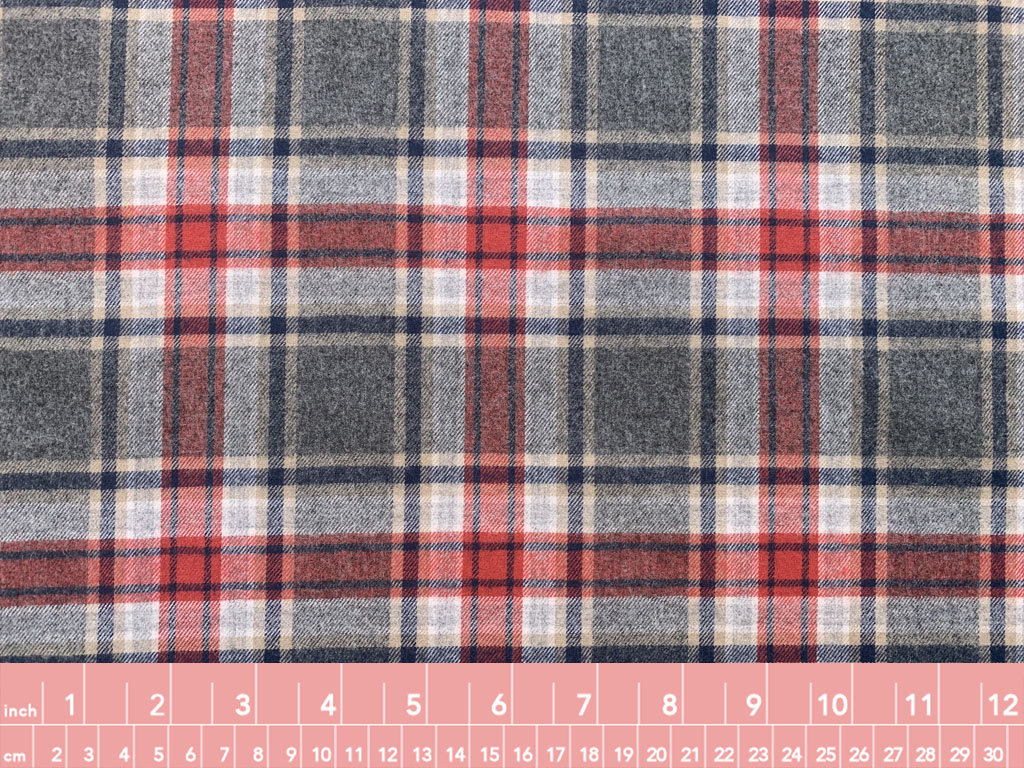 Designer Deadstock - Cotton Flannel - Dad Plaid - Stonemountain ...