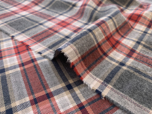 Designer Deadstock - Cotton Flannel - Dad Plaid - Stonemountain ...