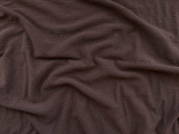 Merino Wool Jersey - Espresso - Stonemountain & Daughter Fabrics