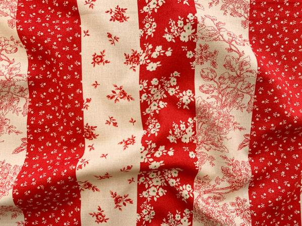 Japanese Cotton/Linen Sheeting - Hand Works - Red - Stonemountain ...