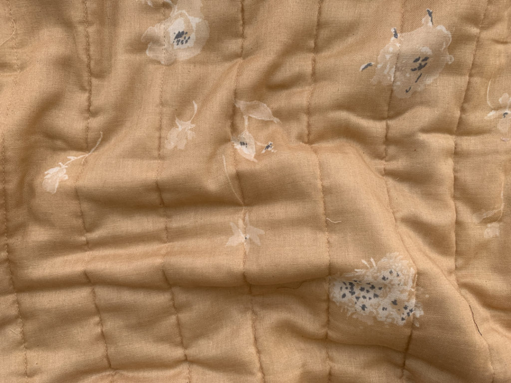 Nani Iro – Quilted Cotton Double Gauze – New Morning II – Caramel ...