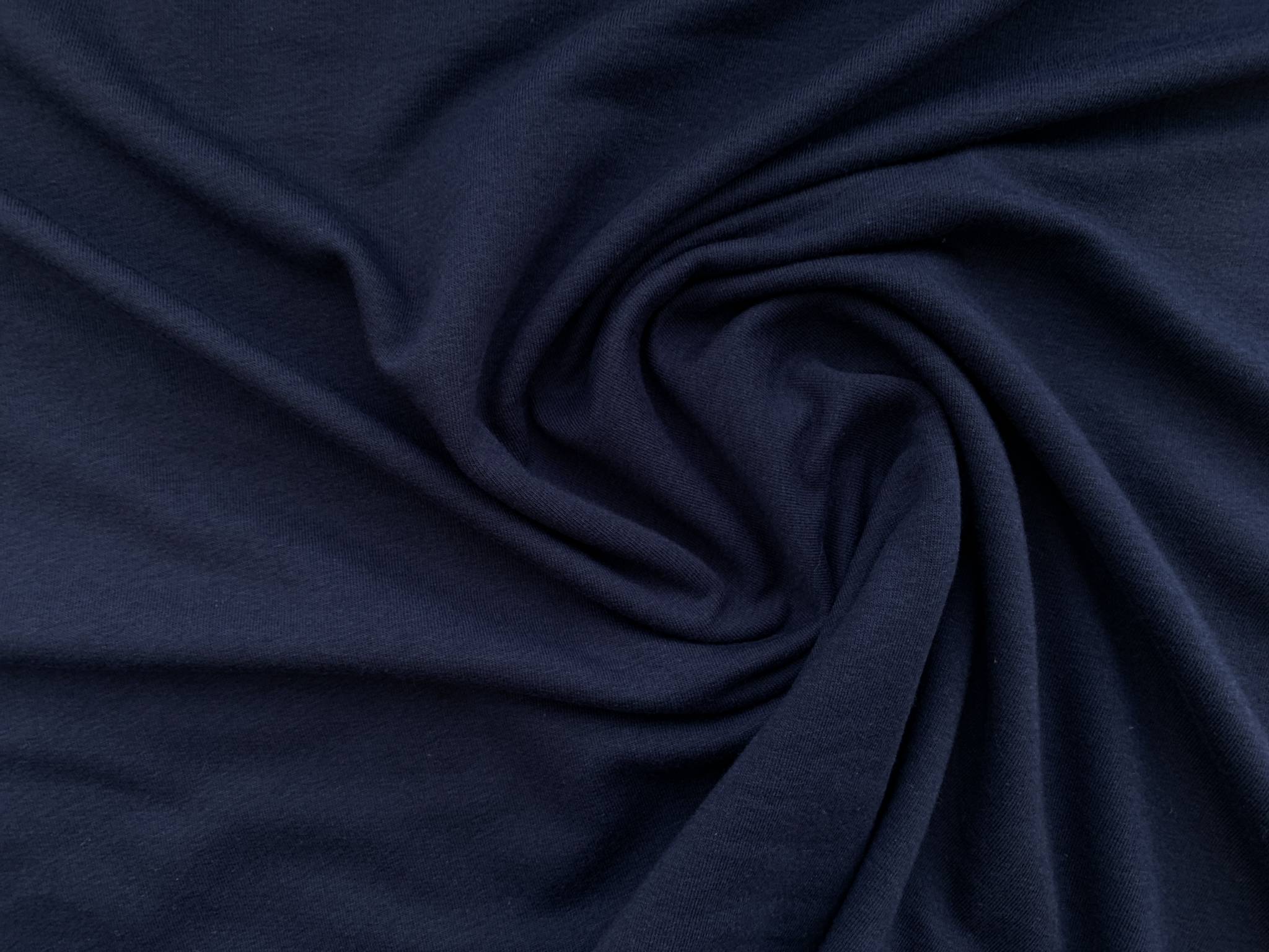 Rayon/Lycra French Terry - Navy - Stonemountain & Daughter Fabrics