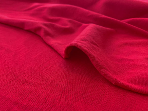 Cotton Jersey - Red - Stonemountain & Daughter Fabrics