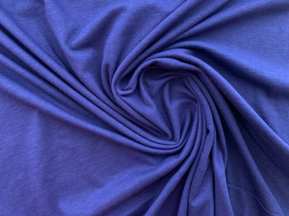 Cotton Jersey - Indigo - Stonemountain & Daughter Fabrics