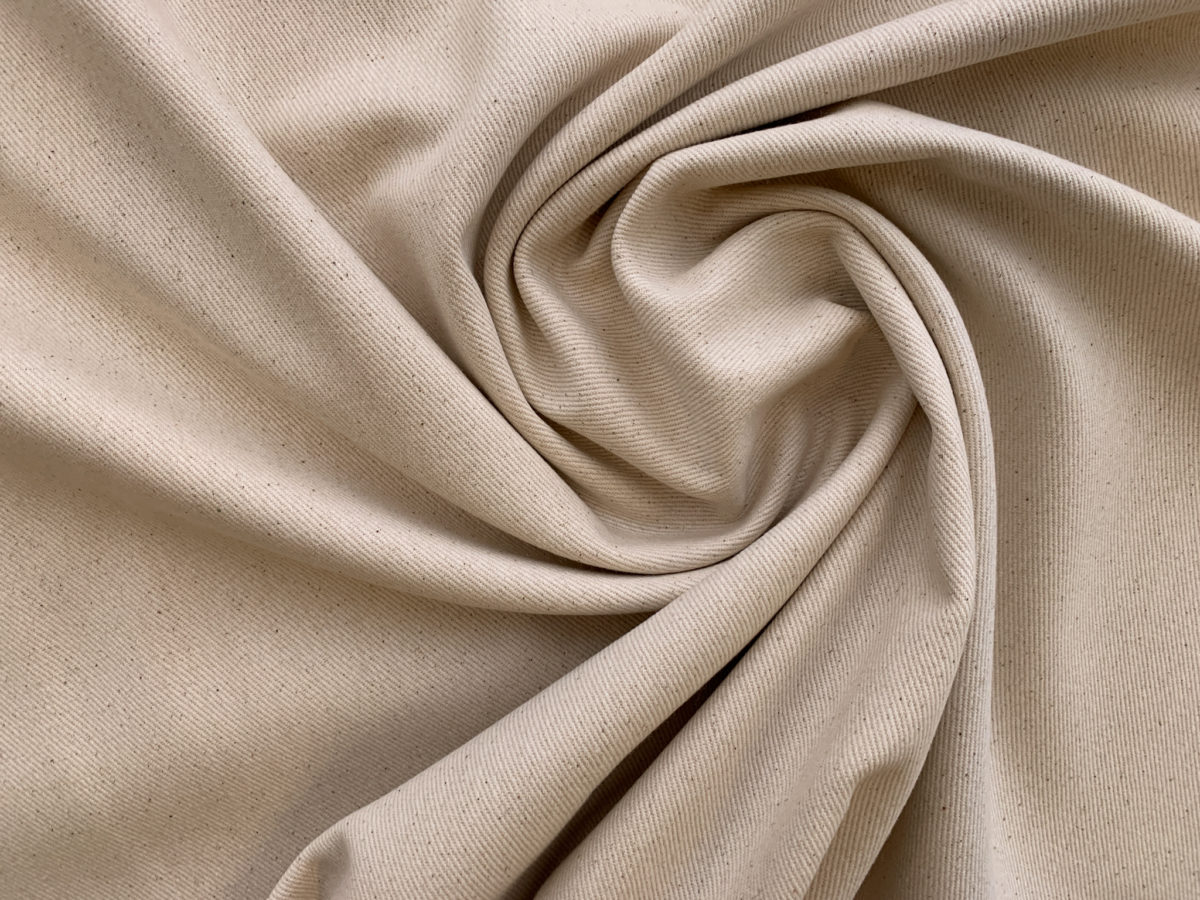 10oz Cotton - Bull Denim - Natural - Stonemountain & Daughter Fabrics