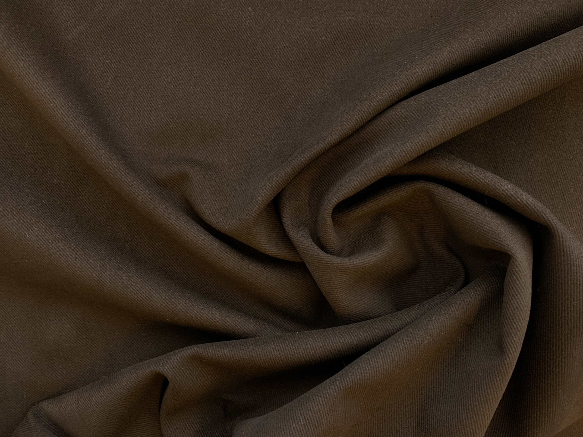 Soft Touch Cotton Twill - Brown - Stonemountain & Daughter Fabrics