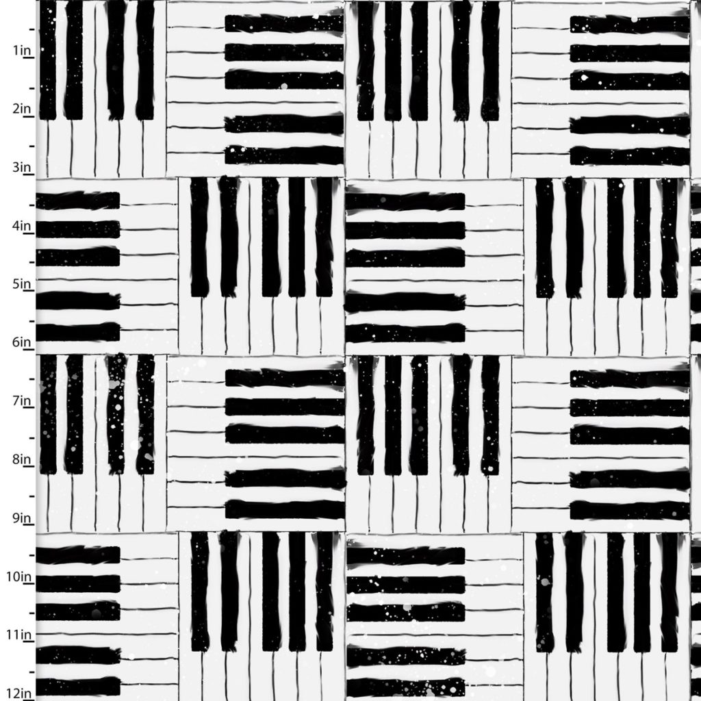 Quilting Cotton – Rhythm & Hues - Piano Keys - Stonemountain & Daughter ...