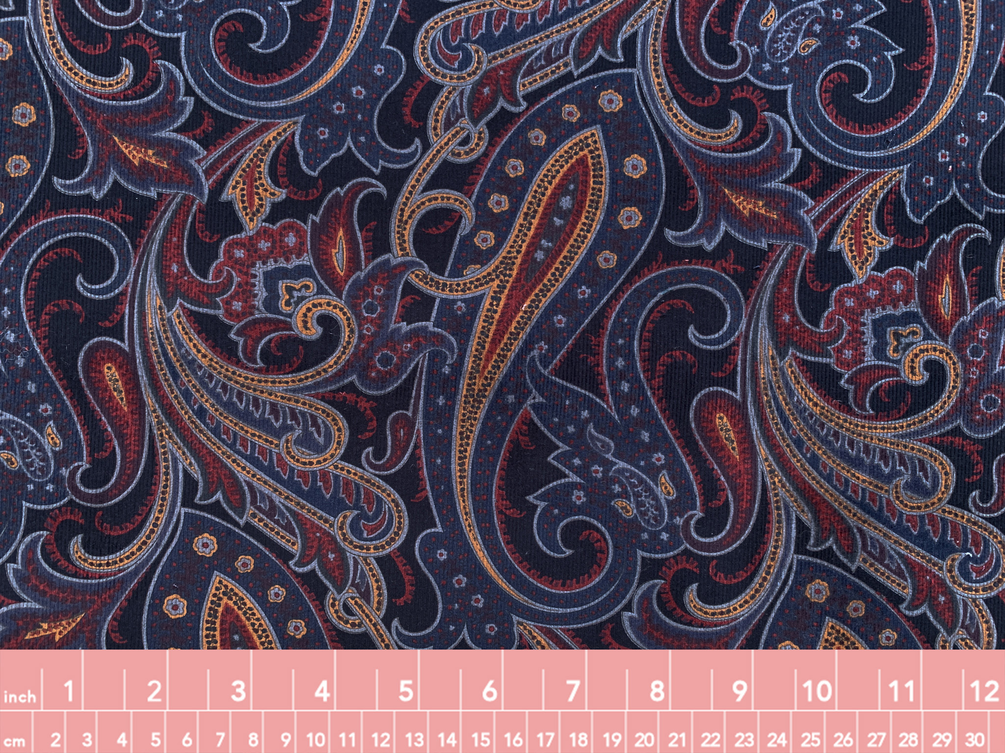 Hokkoh - Pinwale Corduroy - Paisley - Blue - Stonemountain & Daughter ...