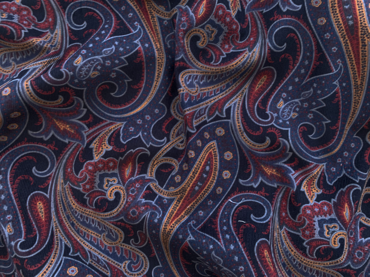 Hokkoh - Pinwale Corduroy - Paisley - Blue - Stonemountain & Daughter ...