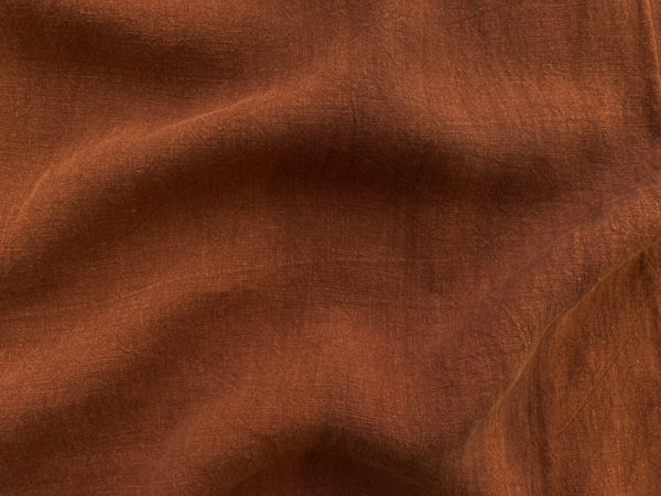 Solid Washed Linen - Copper - Stonemountain & Daughter Fabrics